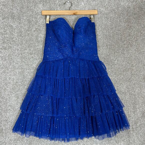 Roberta Bridal | Dresses | Vintage 9s Roberta Short Tiered Royal Blue ...